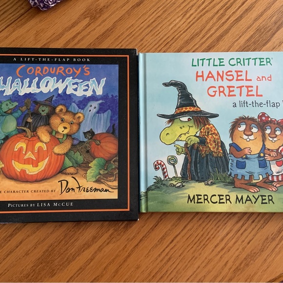 Other | Childrens Halloween Lift Flap Books Set Of Two | Poshmark